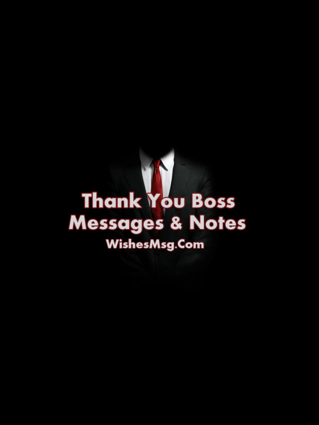 80+ Thank You Messages For Boss – Appreciation Quotes